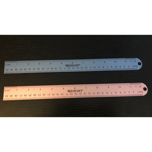 Westcott | Other | Westcott Stainless Steel Office Ruler With Non Slip ...